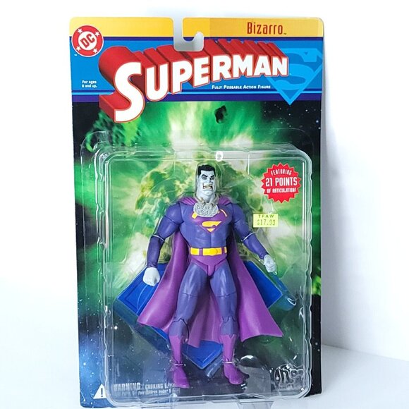 DC Direct | Toys | Dc Direct Superman Bizarro Fully Poseable Action ...